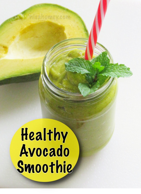 Healthy Avocado Smoothie Recipe - Vegan Avocado Shake