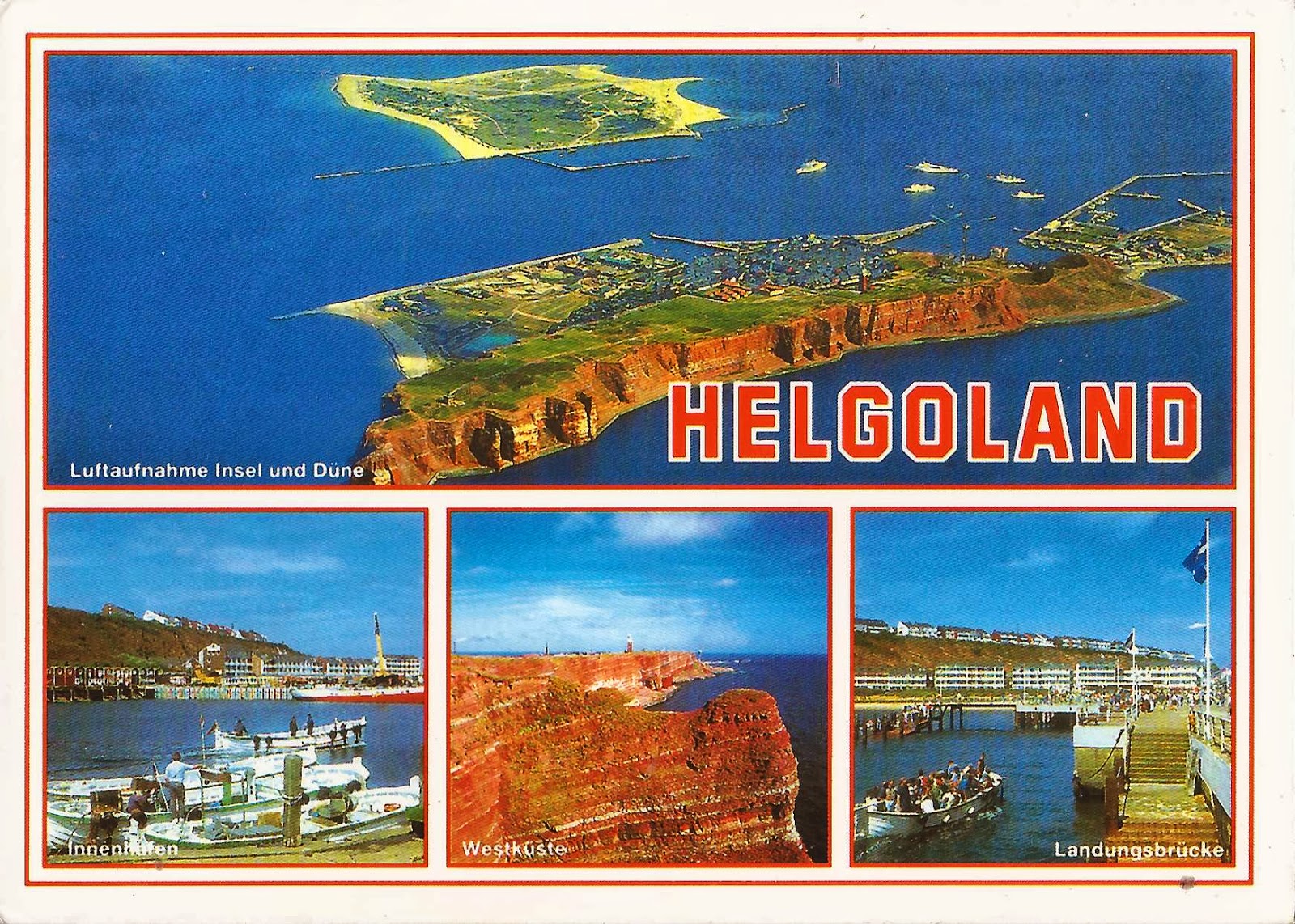 A Journey of Postcards: The island of Helgoland