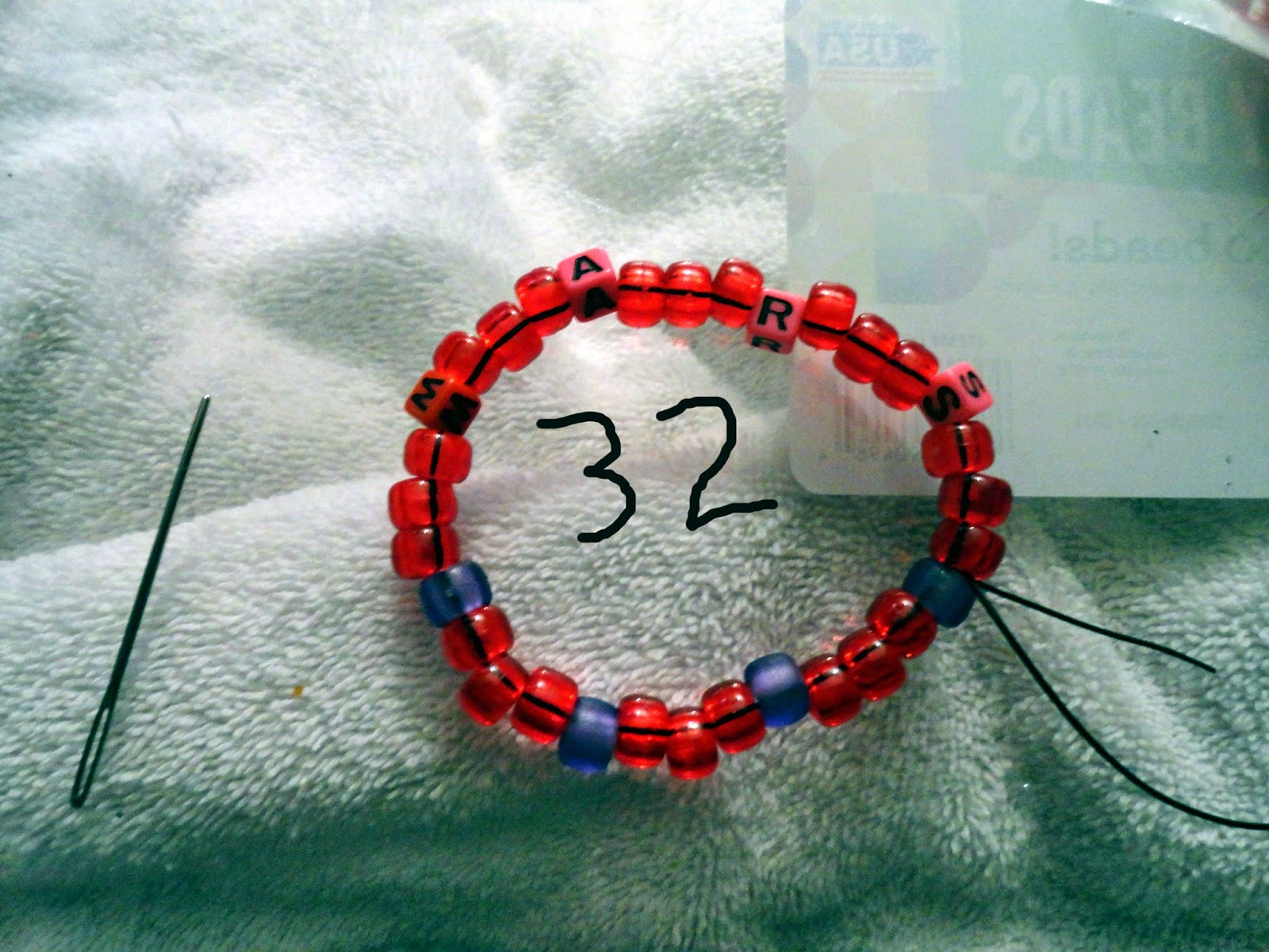 Ooh Piece of Kandi: How To: Spiral Galaxy Cuff