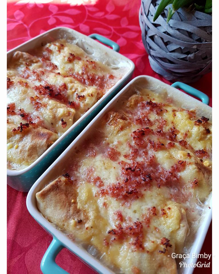 Crepes recheados com carne. | Graça - Truques & Dicas