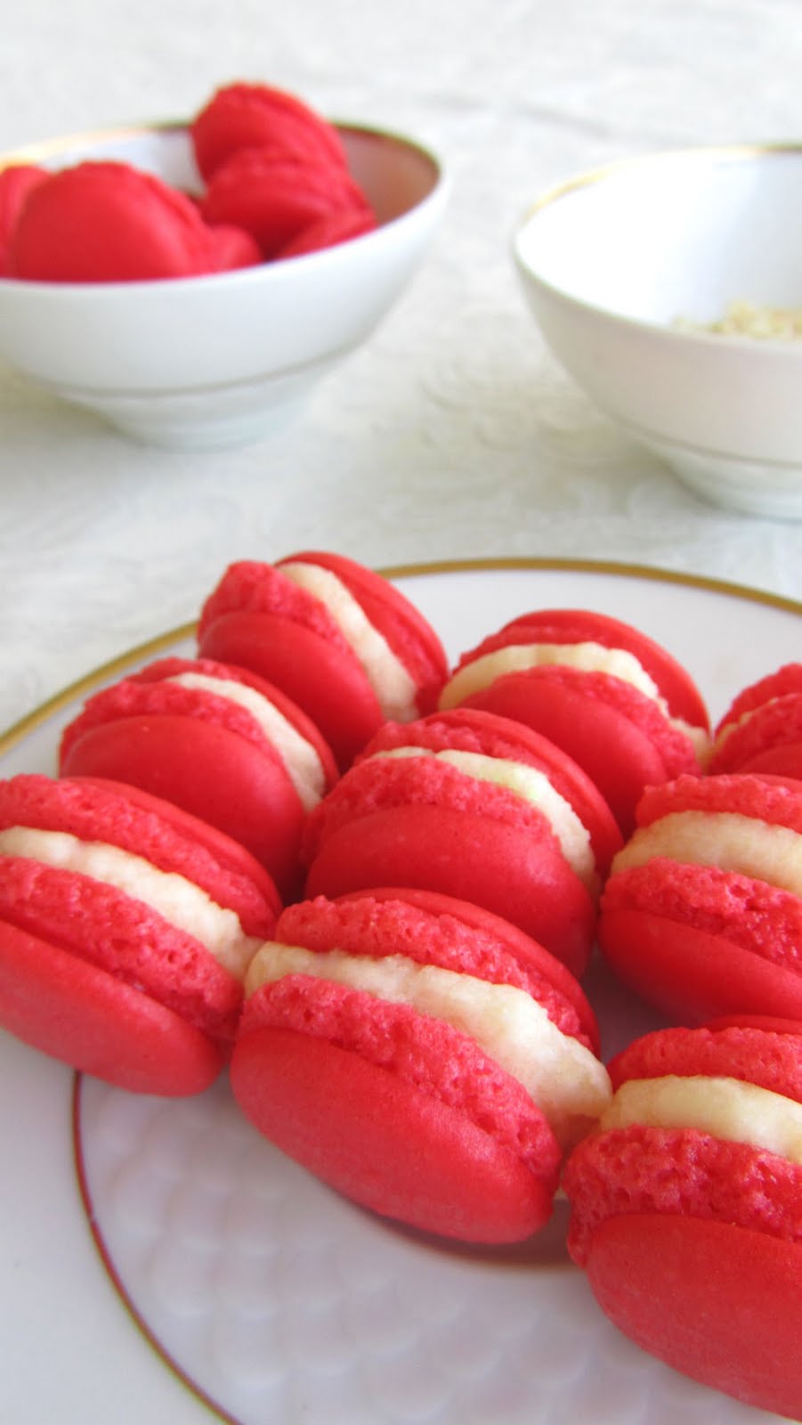 Ma petite patisserie: Red Macarons (Parte I: Receta y Rellenos)