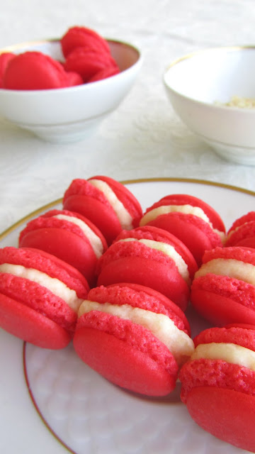 Ma petite patisserie: Red Macarons (Parte I: Receta y Rellenos)