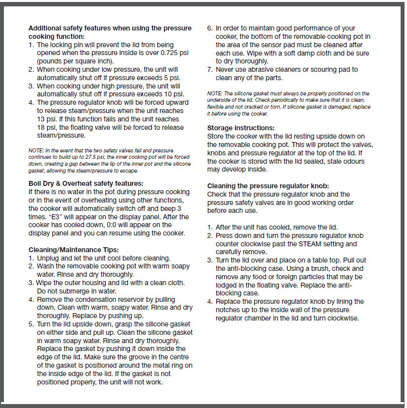 Amway Kulim: NOXXA® ELECTRIC MULTIFUNCTION PRESSURE COOKER RECIPE