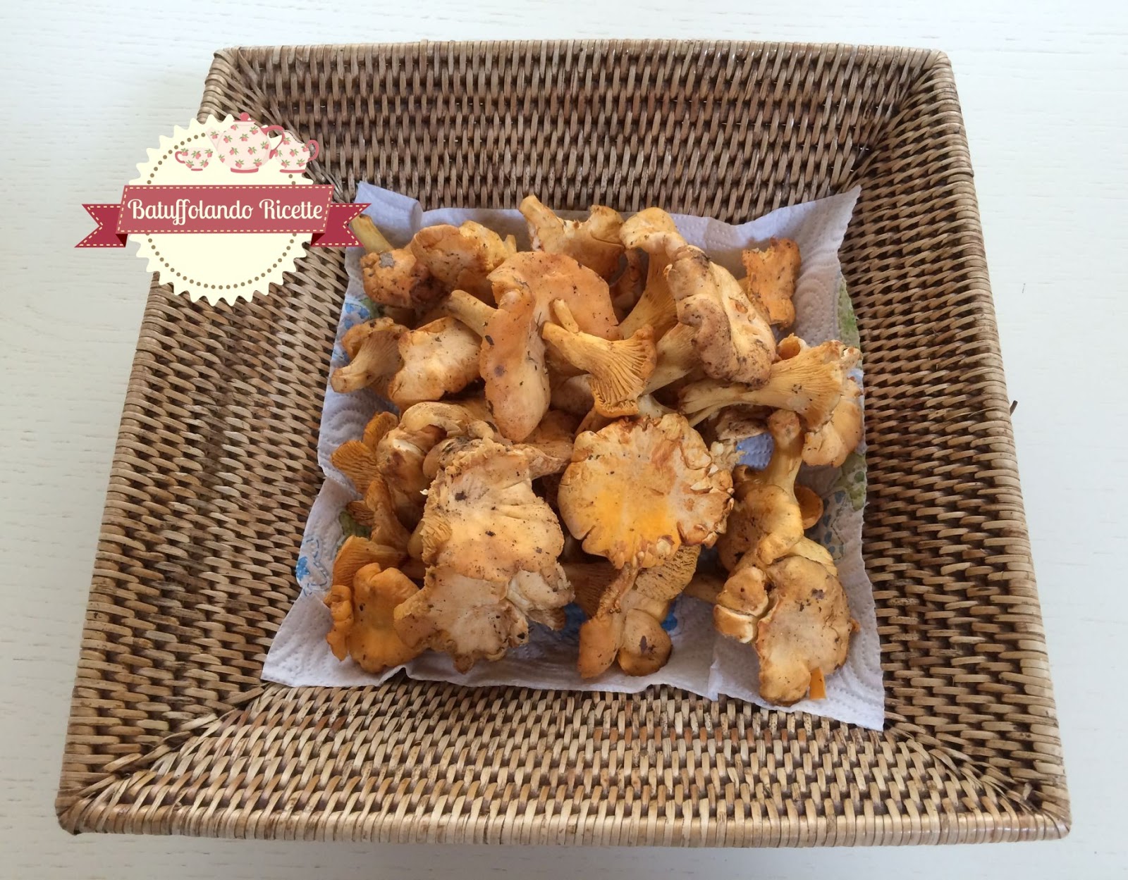 Batuffolando Ricette: Garitole (finferli) in umido alla nonna Chicca