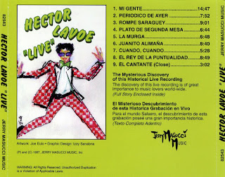 SALSA VIDA: 1997 Hector Lavoe - ''Live''