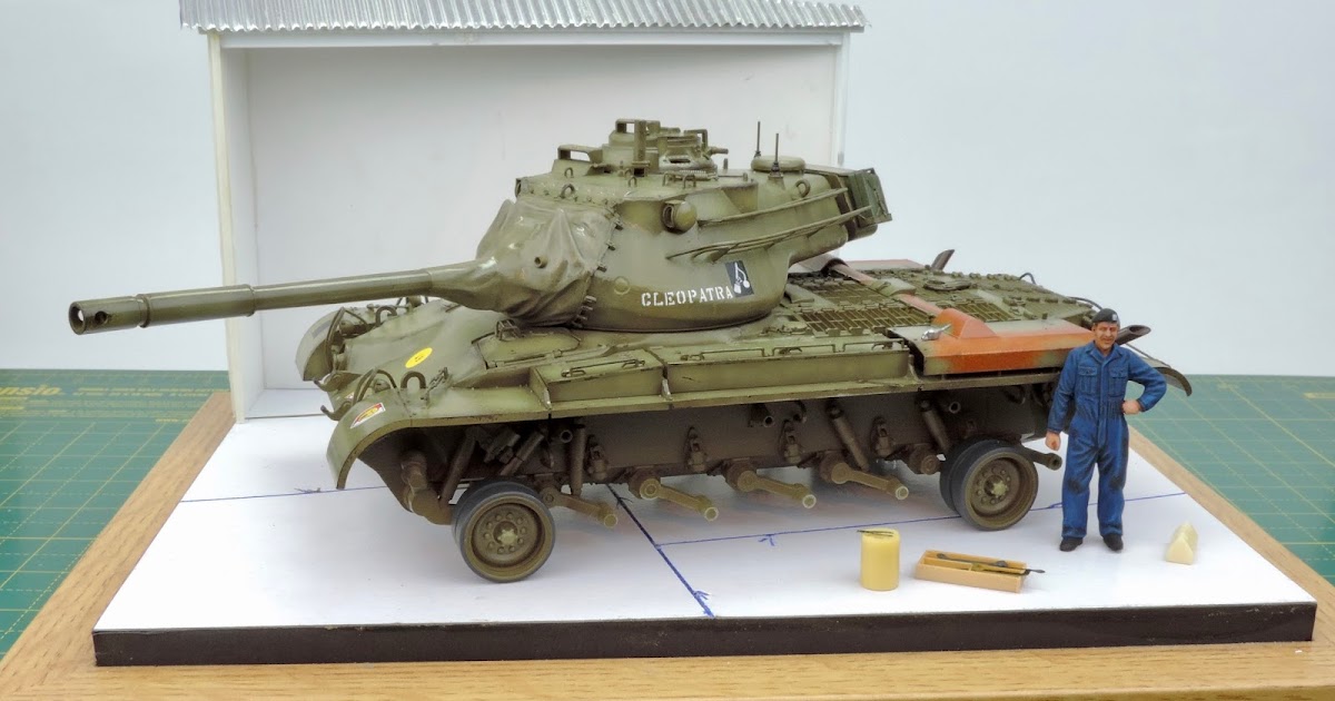 Pete's Model World : Belgian M47 Base Work