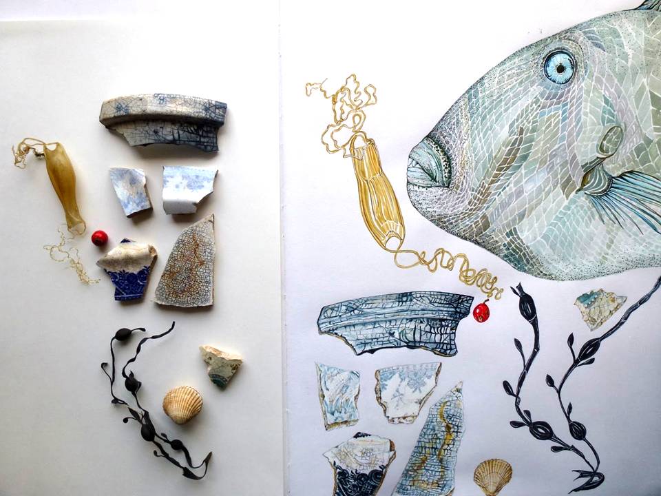 Visual Art GCSE Blog: Two artists inspired by objects washed up by the sea