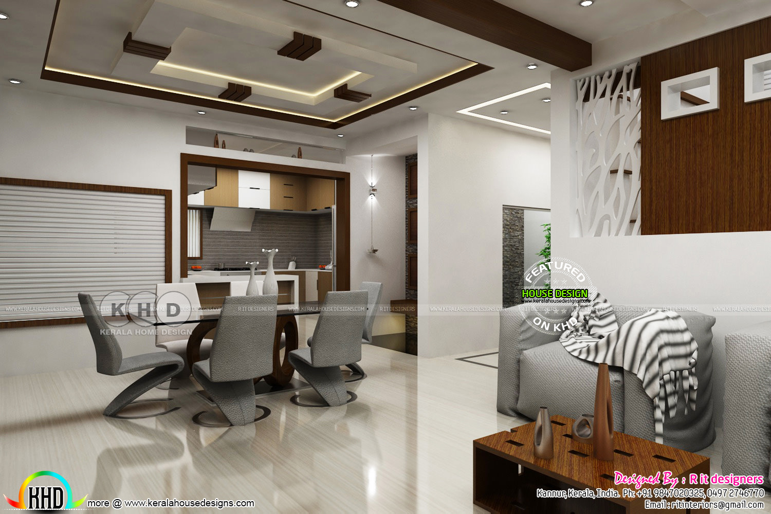 Modern interior design works in Kerala - Kerala Home Design and Floor ...