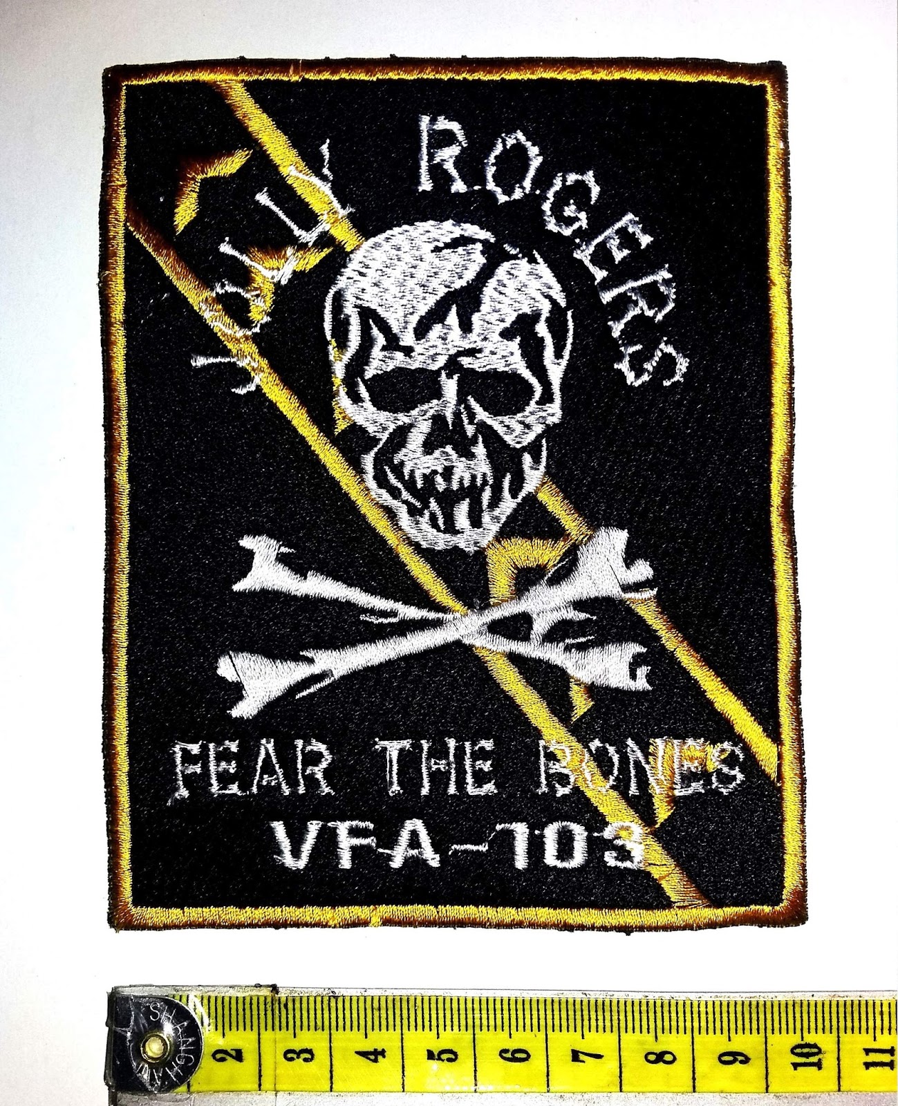 Armia Shop - Diecast & Militaria: Patch Bordir VF103 Jolly Rogers F18 ...