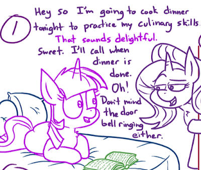 Equestria Daily - MLP Stuff!: Comic: Dinner / Teach / Pone Wars 7:17 ...