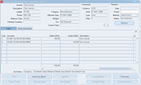 Oracle Applications: Oracle General Ledger (GL) Training Guide