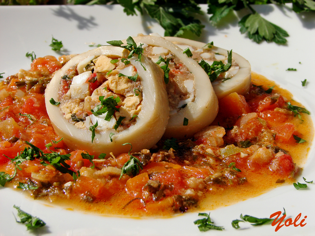 Вкусно с Йоли: Пълнени калмари с яйца
