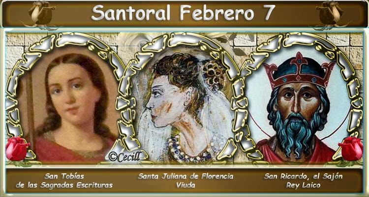 Vidas Santas: Santoral Febrero 7