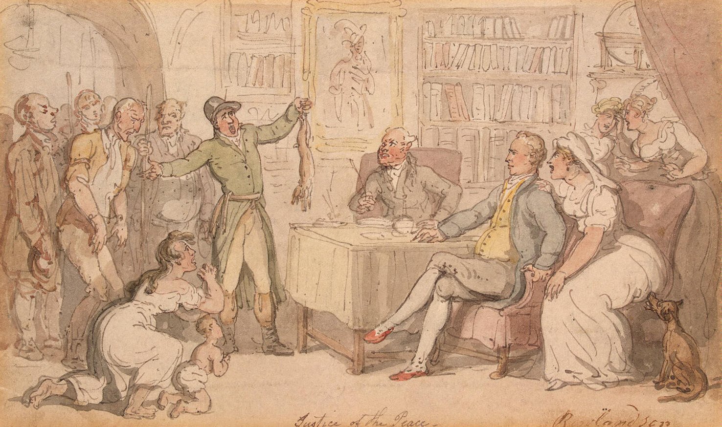 Justice of the Peace - Thomas Rowlandson | Endless Paintings