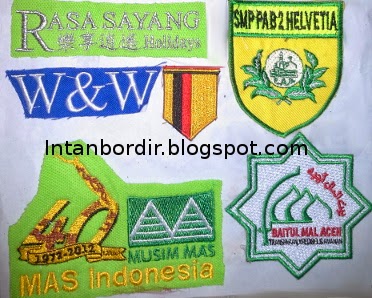 bordir logo murah