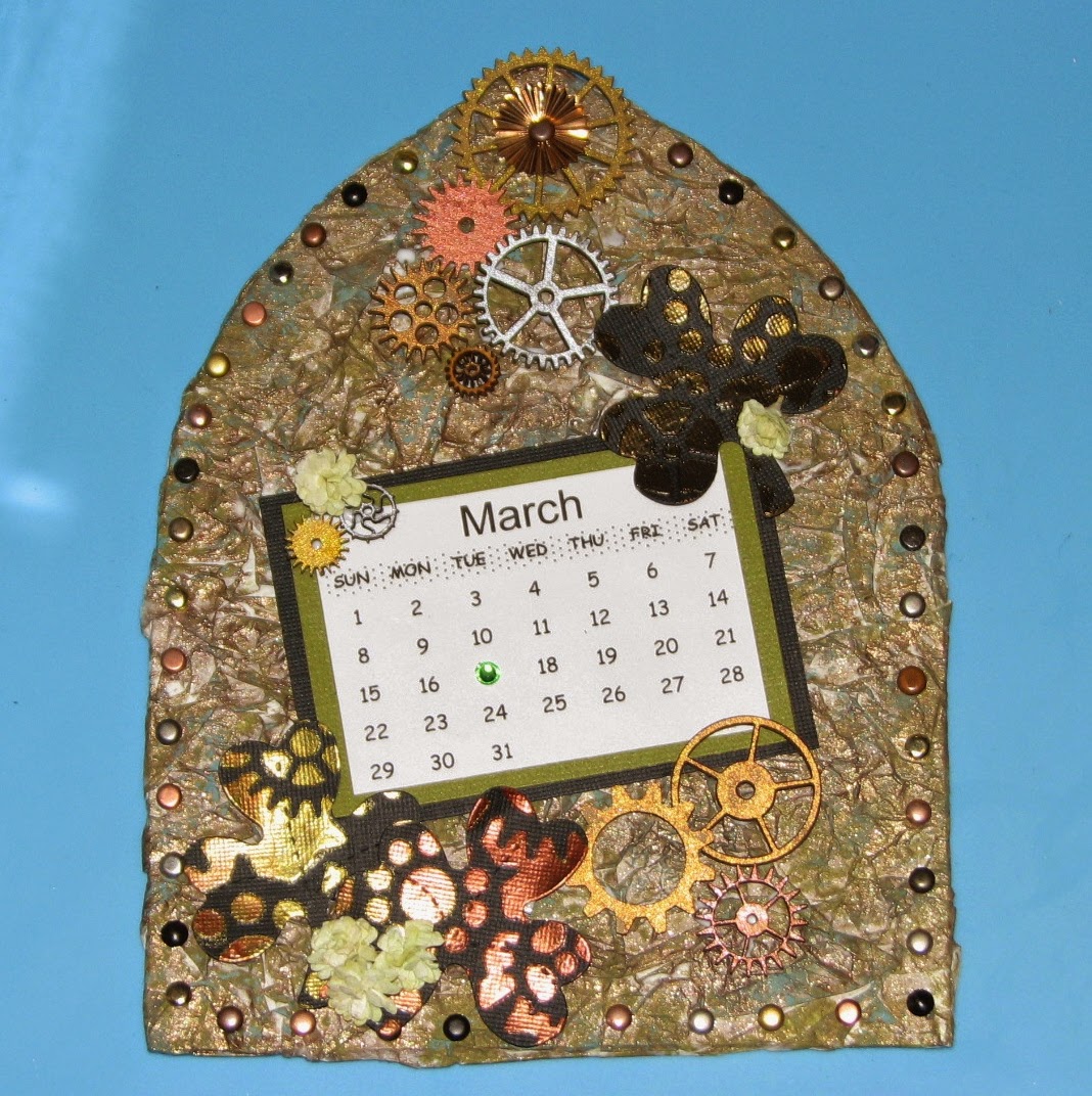 Ink Stains: 2015 Mixed Media Technique Calendar - March