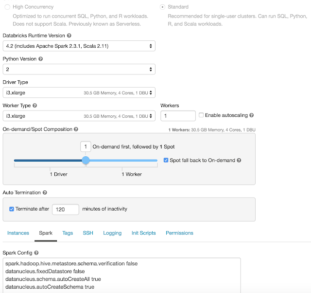AWS/Azure(Cloud)/Spark/Hadoop / Linux : Set up an external metastore for Databricks deployment ...