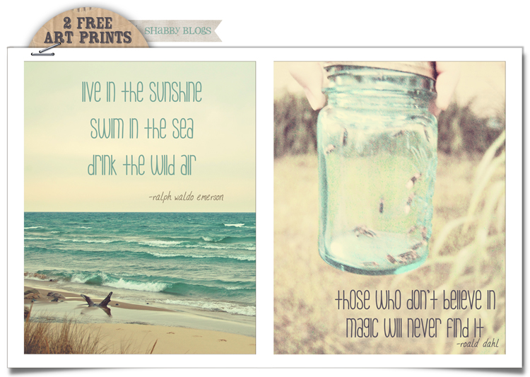 Shabby Blogs: Free Art Prints