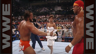 Randy Savage Elbow Drop Gif