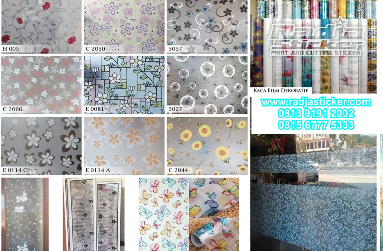 Sandblast Stiker Warna Murah | Jual Sandblast Stiker Motif Warna Murah ...