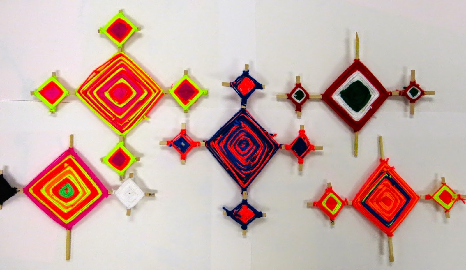 Cassie Stephens In The Art Room Gods Eye Ojo De Dios