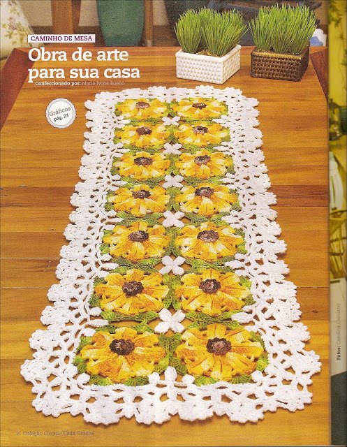 FLORAL TABLECLOTHS - CrochetRibArt