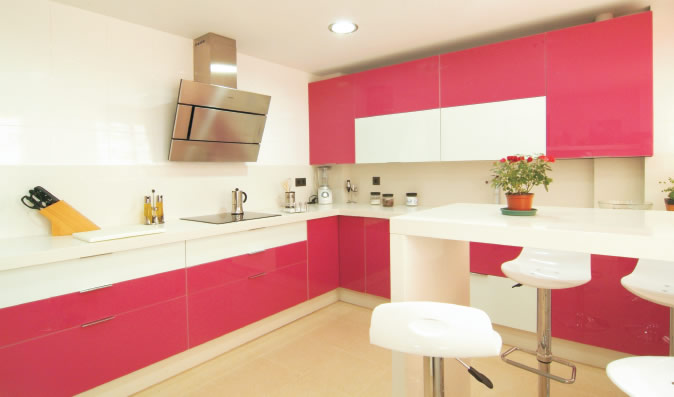 ¡COCINAS COLOR ROSA! | Decoración