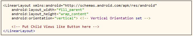 Linear Layout in Android ~ Computer Languages (clcoding)