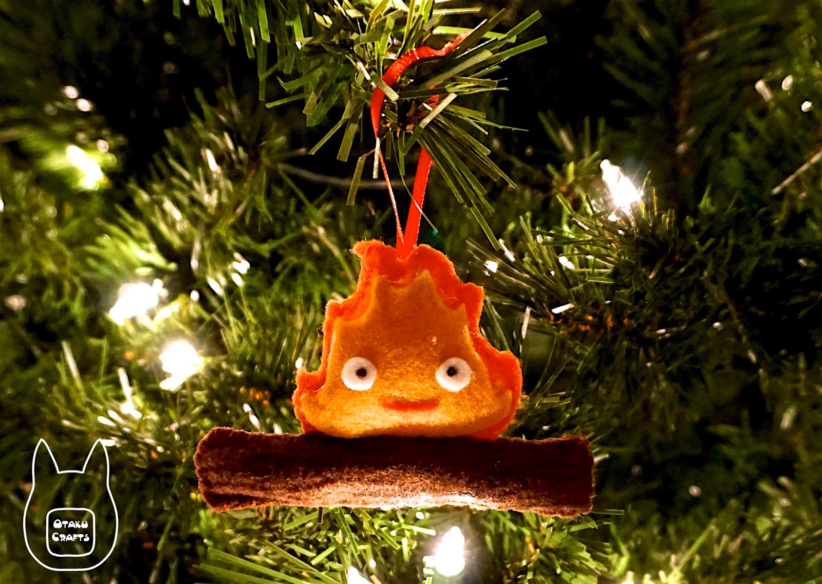 Otaku Crafts: Make Your Own Felt Calcifer Ornament