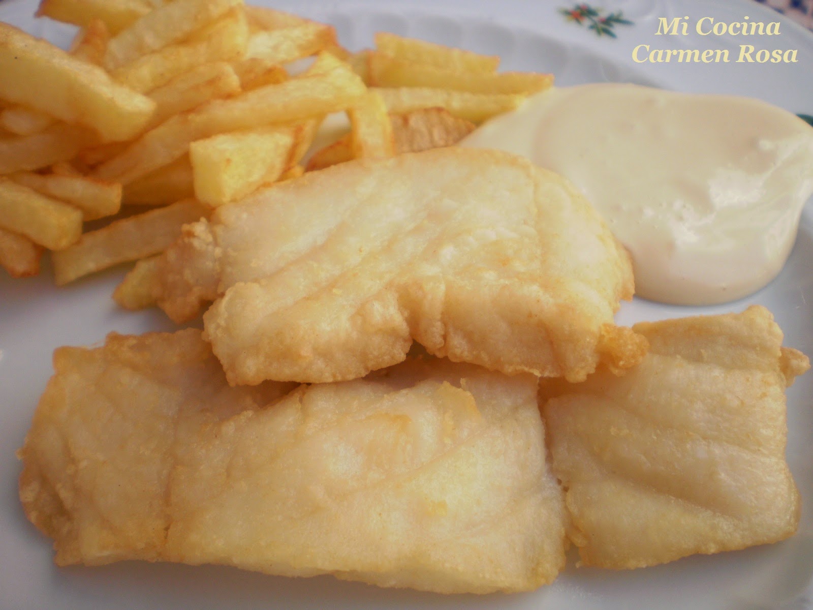 FISH AND CHIPS !! ....o ROSADA FRITA CON PATATAS A LA MALAGUEÑA | Mi Cocina