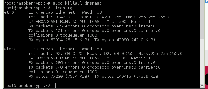 Bridging wlan0 to eth0 (wifi to lan) with a Raspberry Pi - extramaster