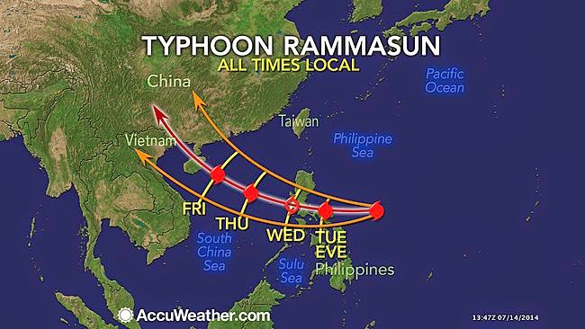 The Philippines Cavite Mission: Typhoon Rammasun - Glenda