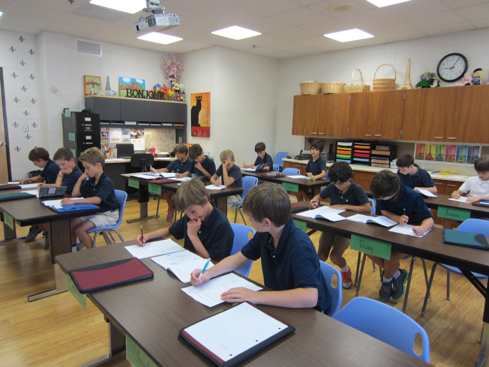 French Fun at Calvert: Bonjour from the French Classroom