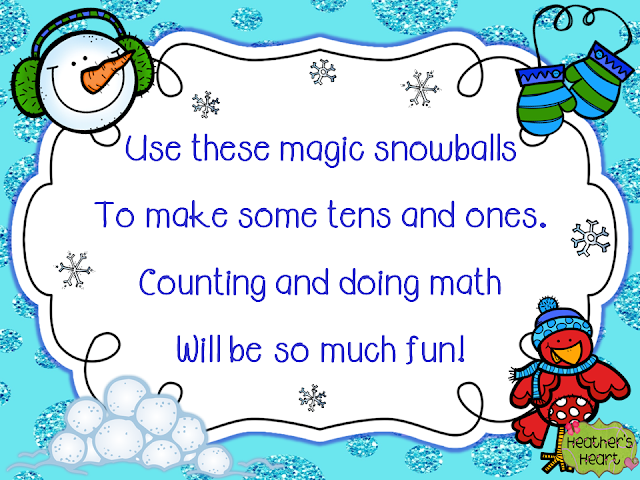 Heather's Heart: Magic Snowball Fun with Tens and Ones