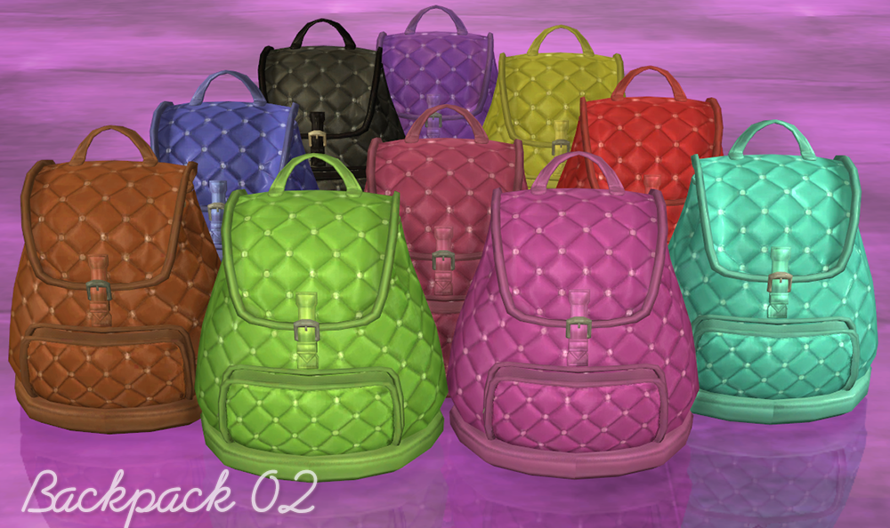 Helen-sims: TS4 Backpacks (TERA)
