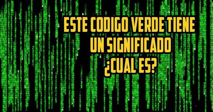 ¿Sabes que significa el código verde de Matrix? / Grandes enigmas y ...