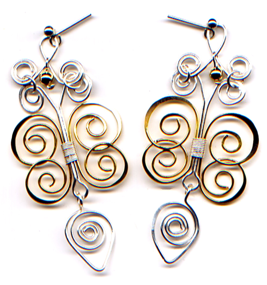 WireWorkers Guild: BUTTERFLY BANGLE