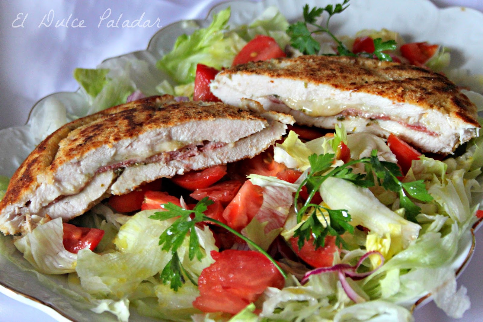 Cachopo de pollo - El dulce paladar