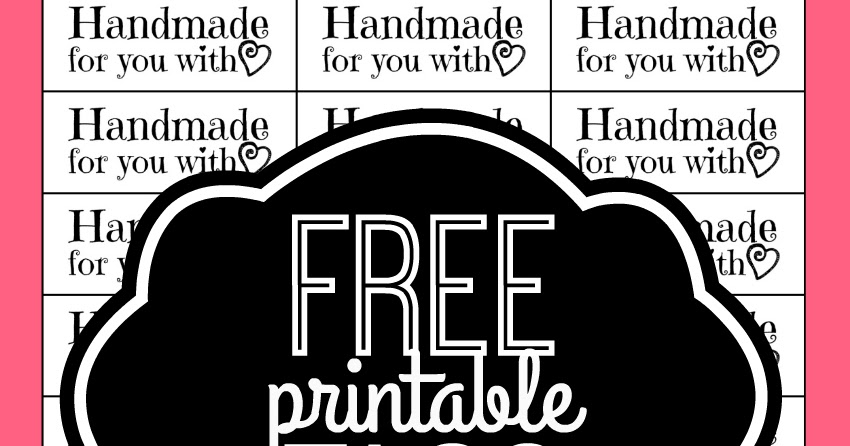 The Funky Felter: FREE PRINTABLE "Handmade for You with Love" Craft Tags