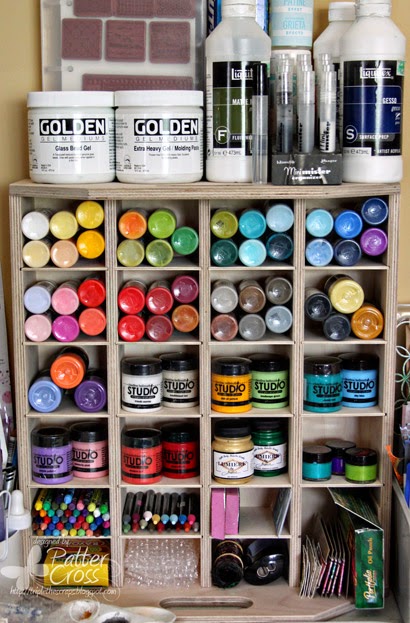 Triple the Scraps: Organizational {Friday} Paint Center