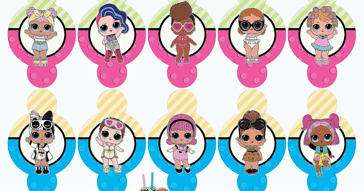 LOL Surprise: Free Printable Straw Labels. - Oh My Fiesta! in english