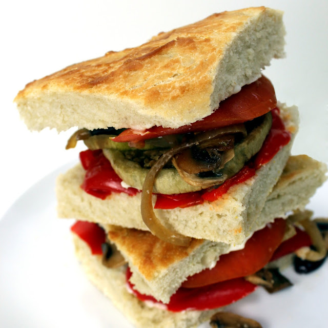Mediterranean Sandwich With Roasted Eggplant Cafe Delites Mediterranean Sandwich With Roasted Eggplant Cafe Delites