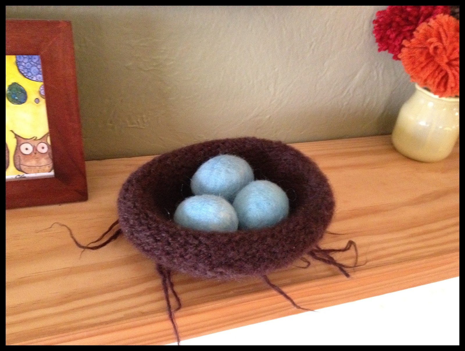 inspired mama musings: felted nest :: a pattern