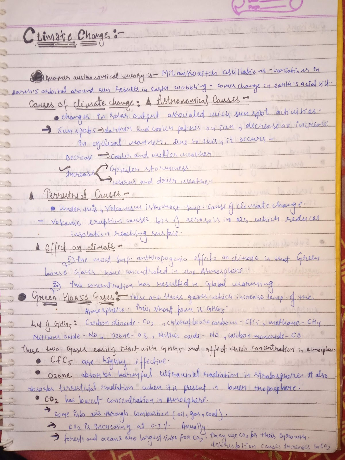 World Climate and Climate Change-class11th-Geography