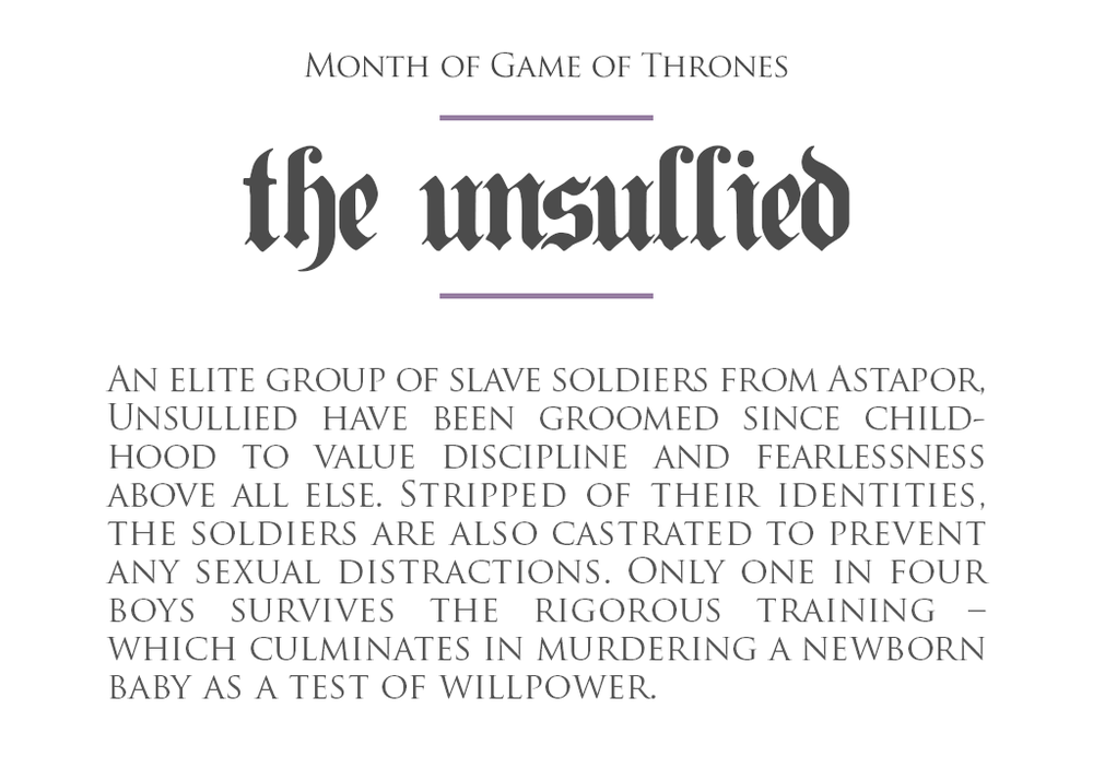 Under The Same Sun: A Song of Ice and Fire