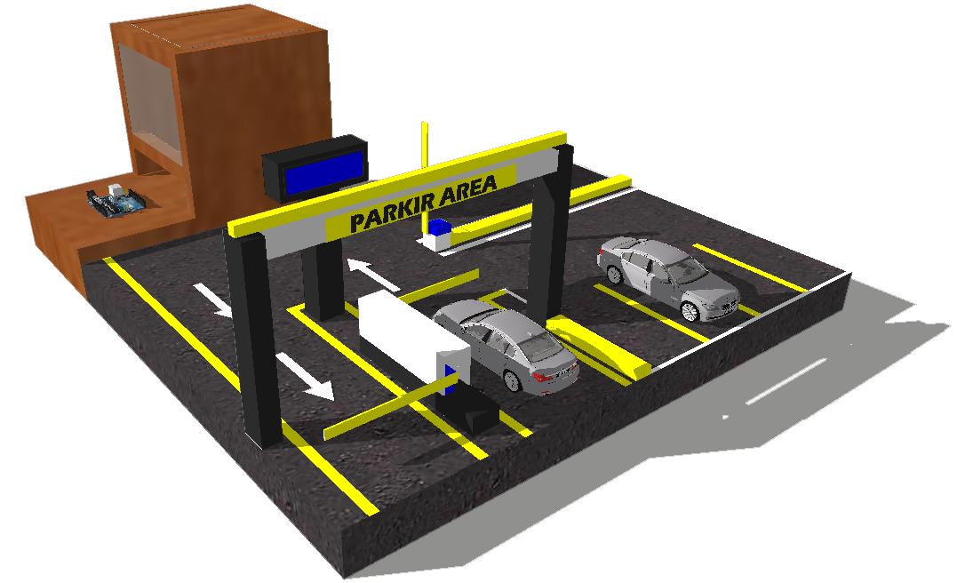 Parkir Mobil Dengan Penghitung Jumlah Mobil Dan Pendeteksi Ketinggian ...