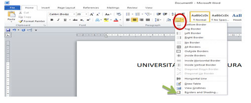 Eka Fitriani: CARA MEMBUAT BORDER DAN SHADING