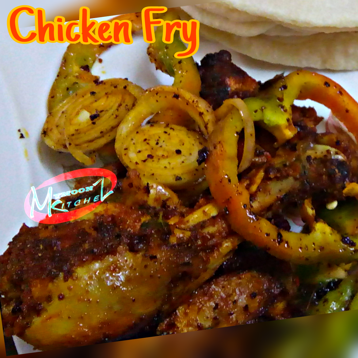 Mymoonz Kitchen: Mutabal with Spicy Chicken fry and Kubbus