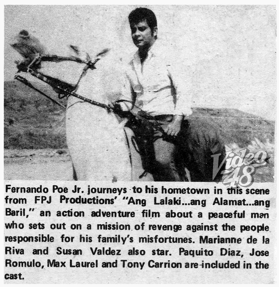 Video 48: THE SEVENTIES # 1066: FERNANDO POE, JR., MARIANNE DE LA RIVA ...