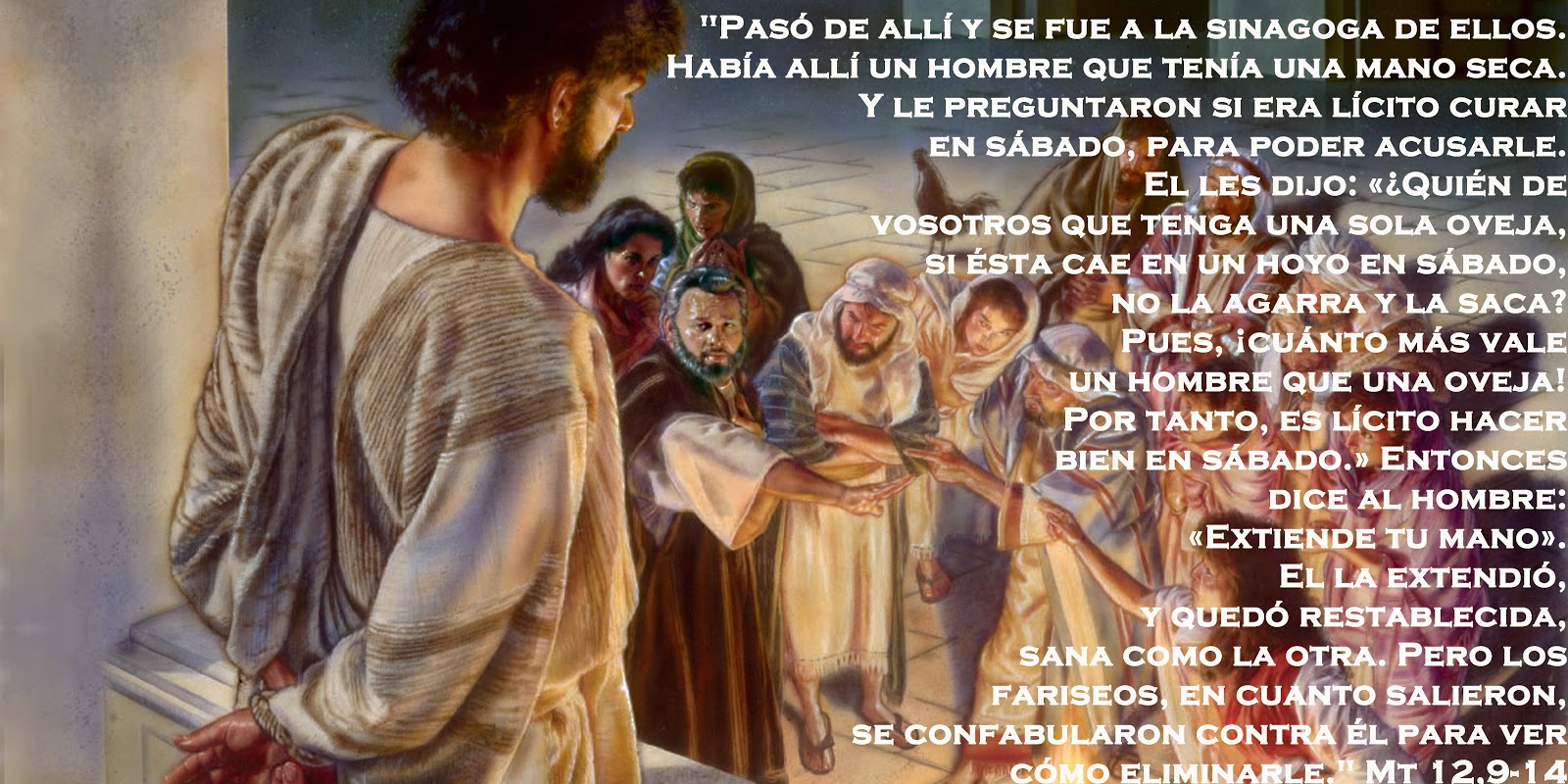 EVANGELIO DE MATEO: "A LA SINAGOGA" Mt 12, 9 - 14